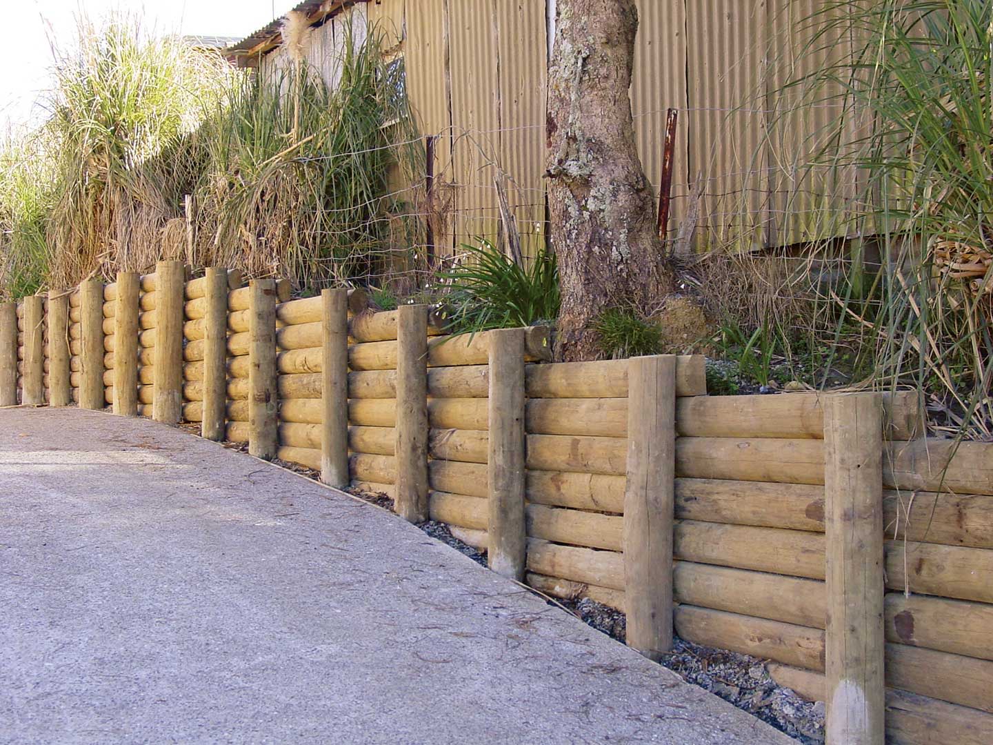 Edged Half Rounds - Goldpine